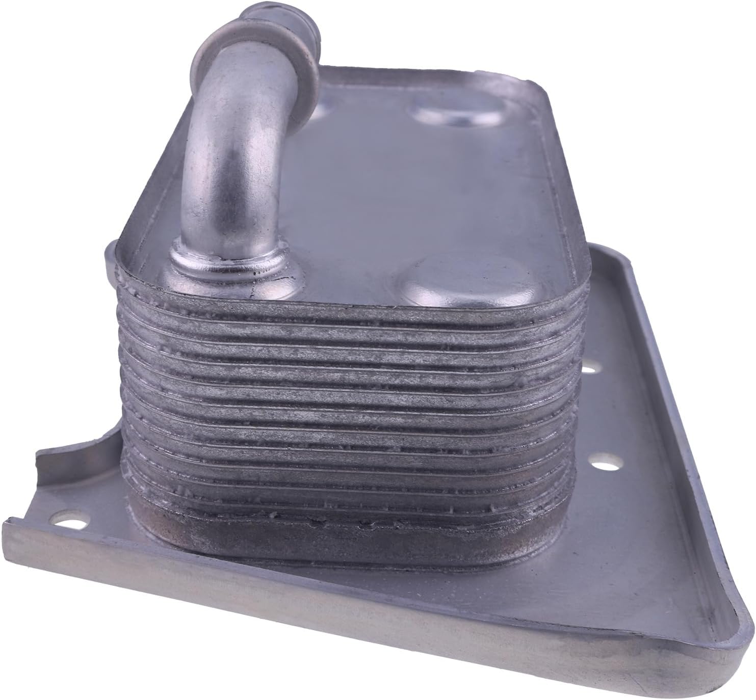 AIVWUMOT Enfriador de aceite de motor 68020552AA compatible con Jeep Liberty Cherokee 05-07 2 ...