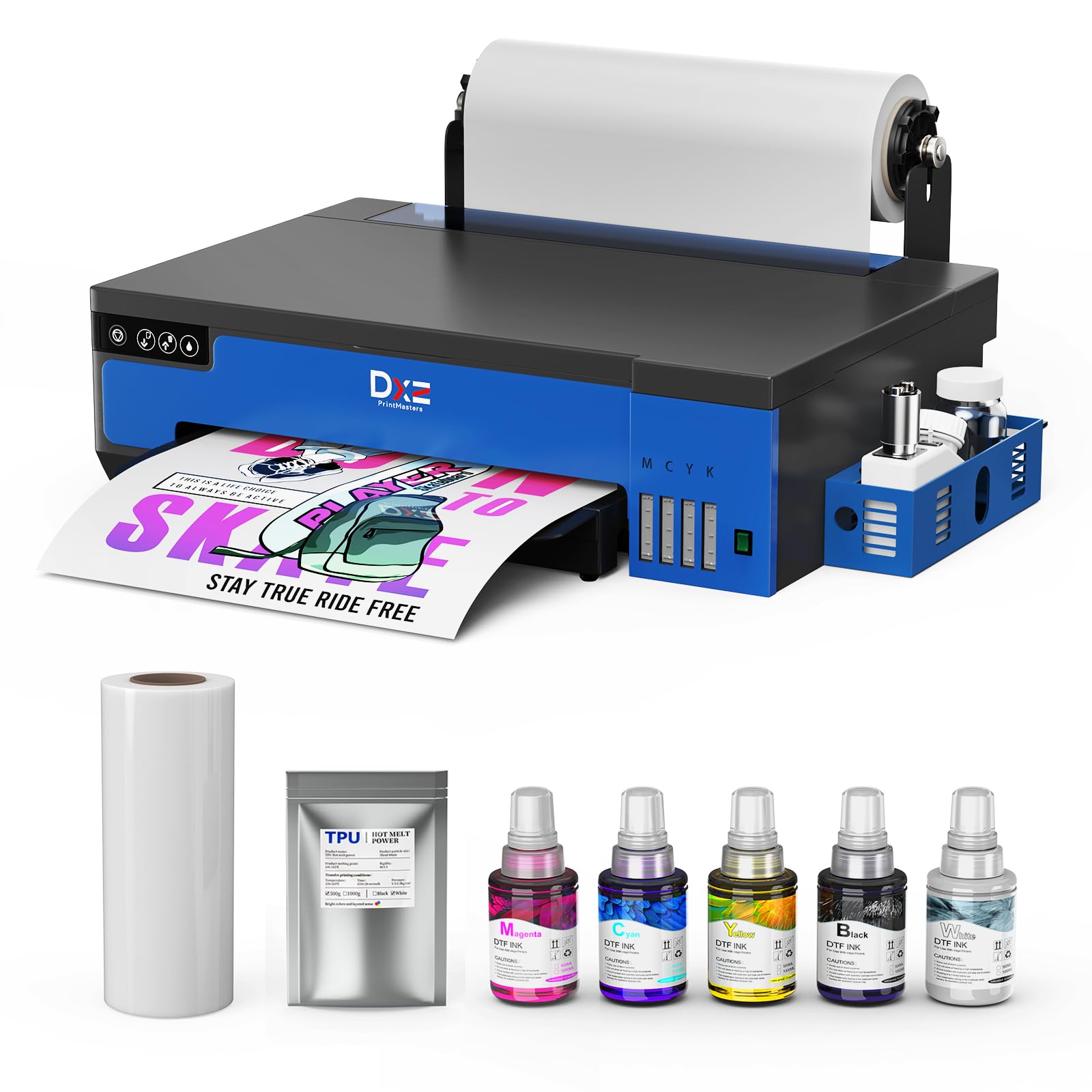 Amazon.com: DTF Printer A3 L18058 Transfer Printing Machine with White ...