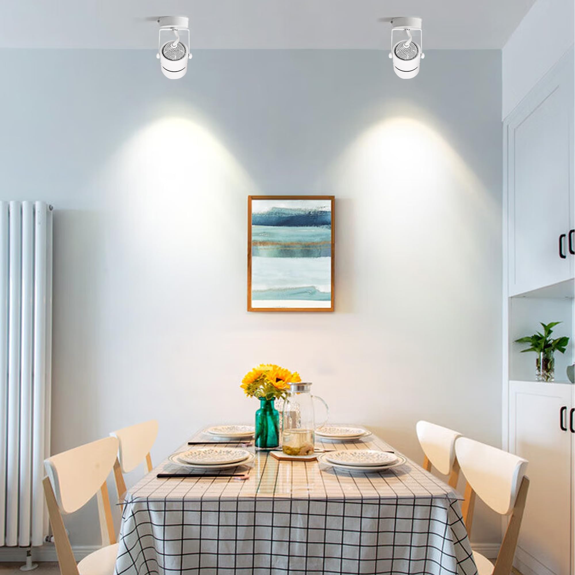 Bravsekai 6 Packs GU10 Ceiling Spotlight, Anti-Glare Ceiling Spotlight ...