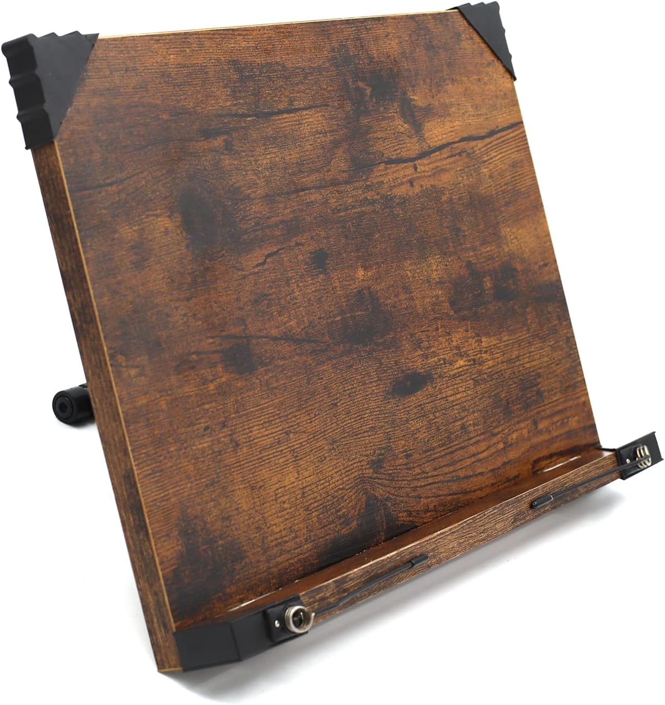 Amazon.com : Book Stand Adjustable Angle Foldable Sturdy Portable Book ...