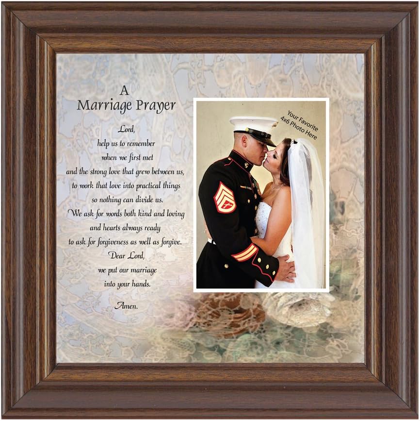 Amazon.com: Marriage Prayer Picture Frame 6757W: Single Frames: Home ...