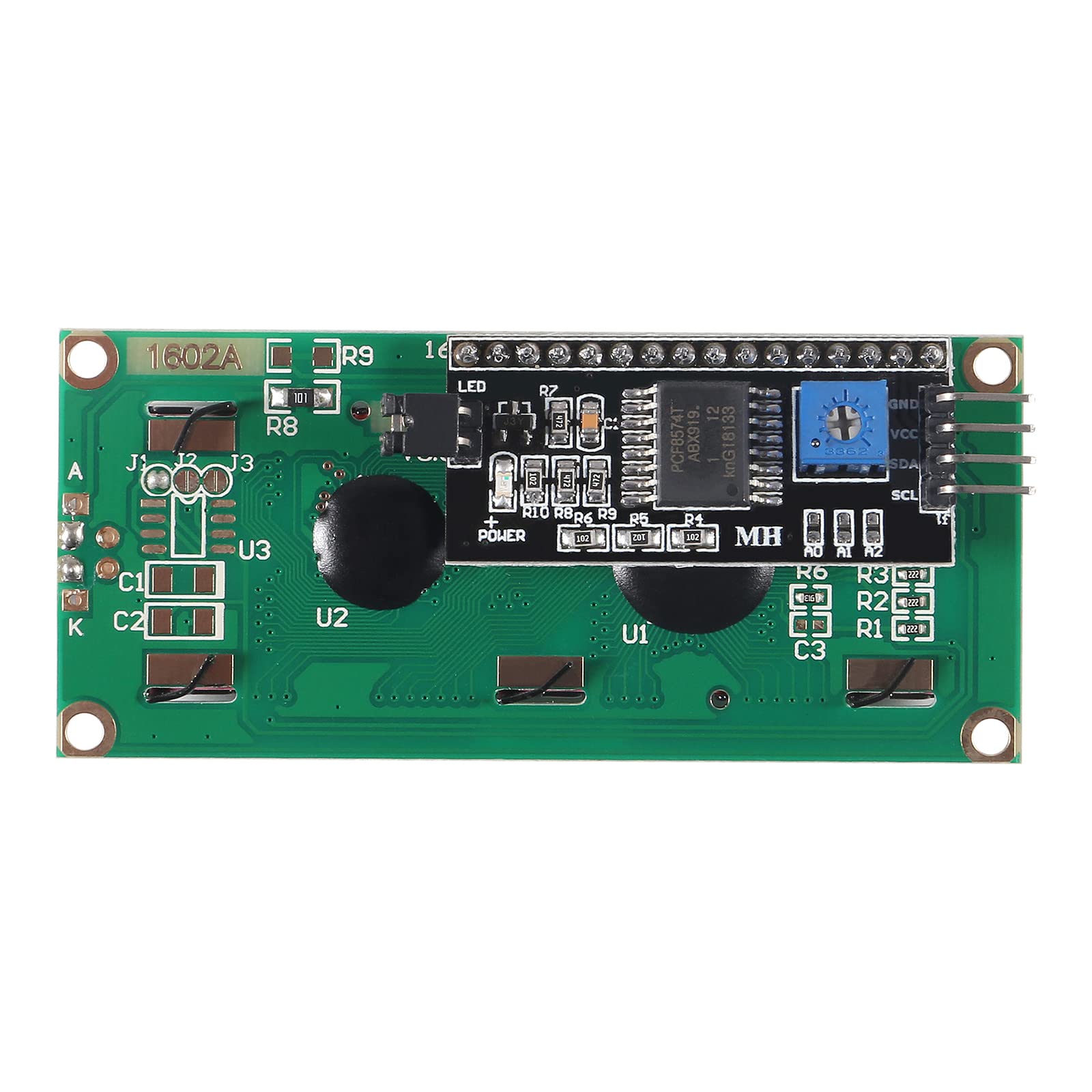 Snapklik.com : AITIAO 3 Pack 1602 LCD Display Module IC I2C TWI 16x2 Characters Serial Interface ...