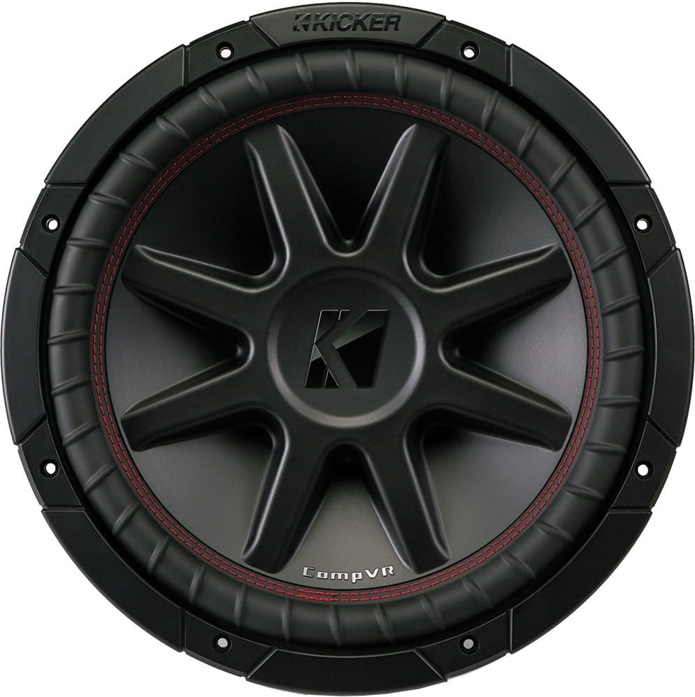 Amazon.com: Kicker CompVR 12-Inch (30cm) Subwoofer, DVC, 4-Ohm, 400W ...