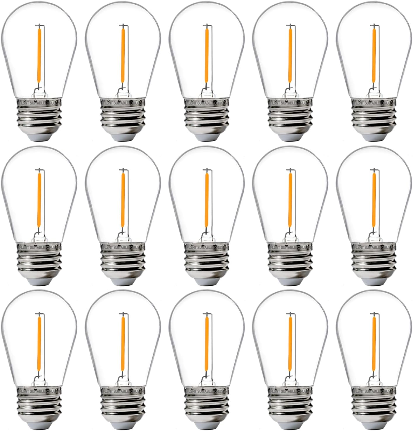 Feit Electric 11Watt S14 2700K 40 Lumen Incandescent String Light ...