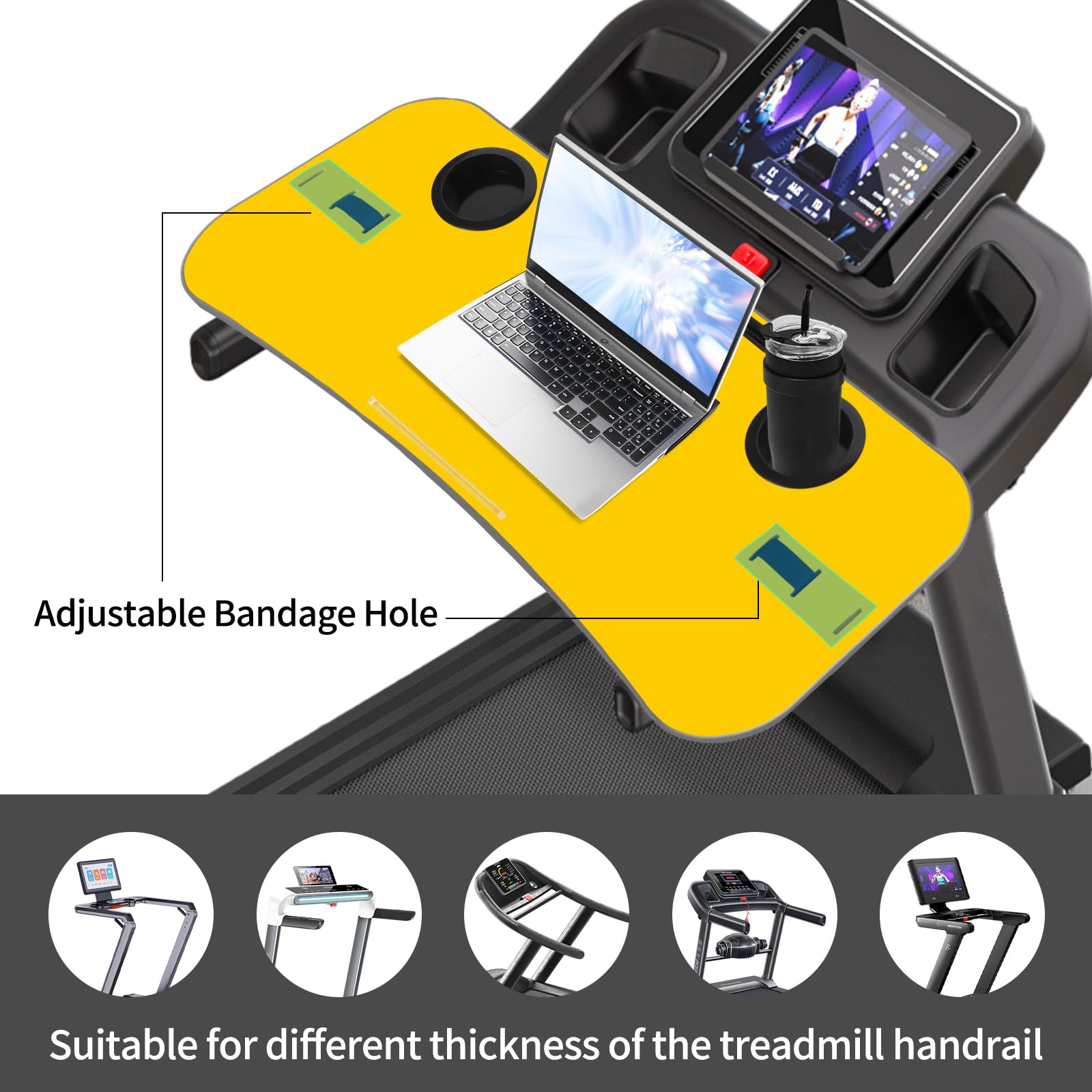 Universal Treadmill Desk Attachment SCITROFACTORY Universal Treadmill ...