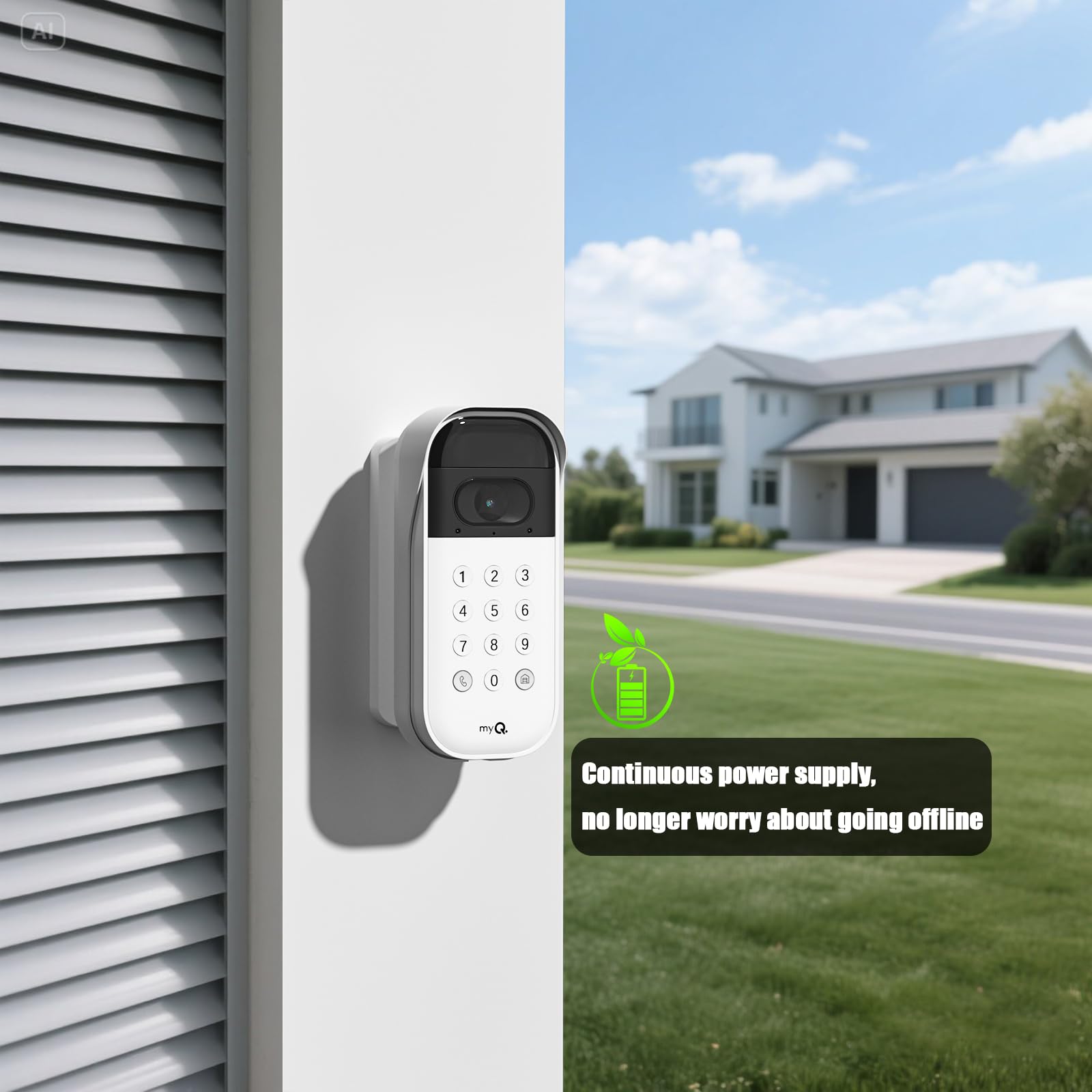 Snapklik.com : Uogw Power Adapter Kit For myQ Smart Garage Video Keypad ...