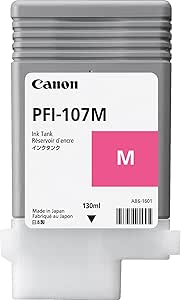 Amazon.com: Canon PFI-107M 130ml Ink Tank for iPF680/685/780/785, Magenta : Office Products