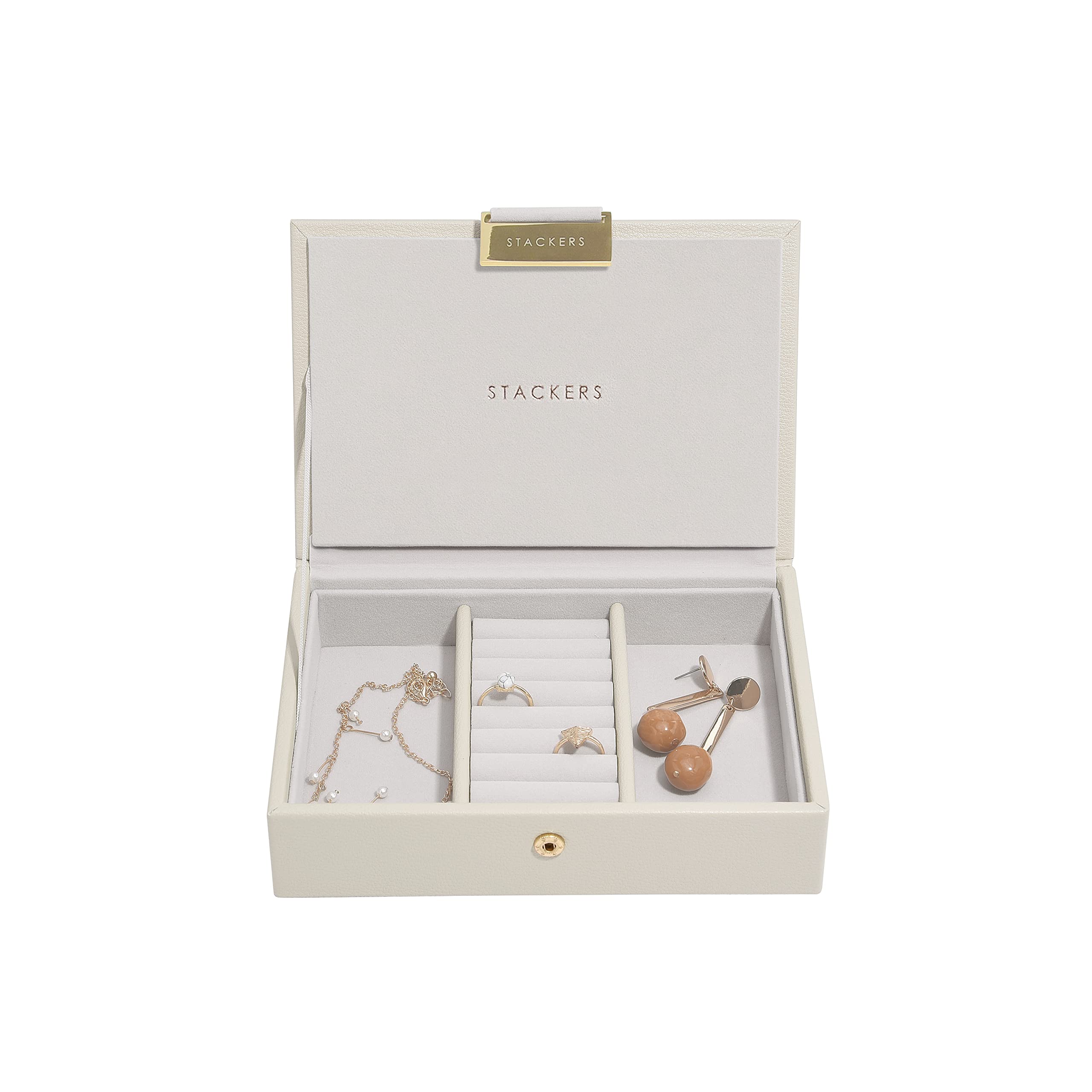 Stackers Oatmeal Mini Jewellery Box Lid – BigaMart