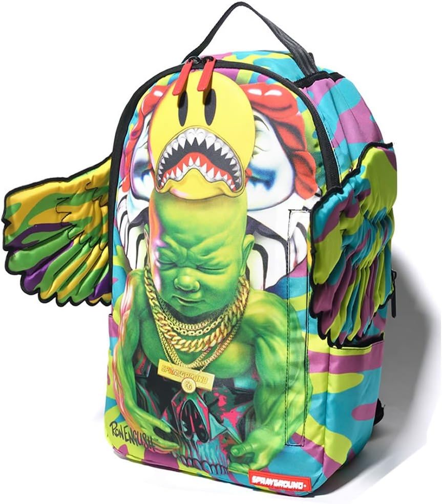 Amazon.com | Sprayground Ron English Temper Tods Multi Wings | Casual ...