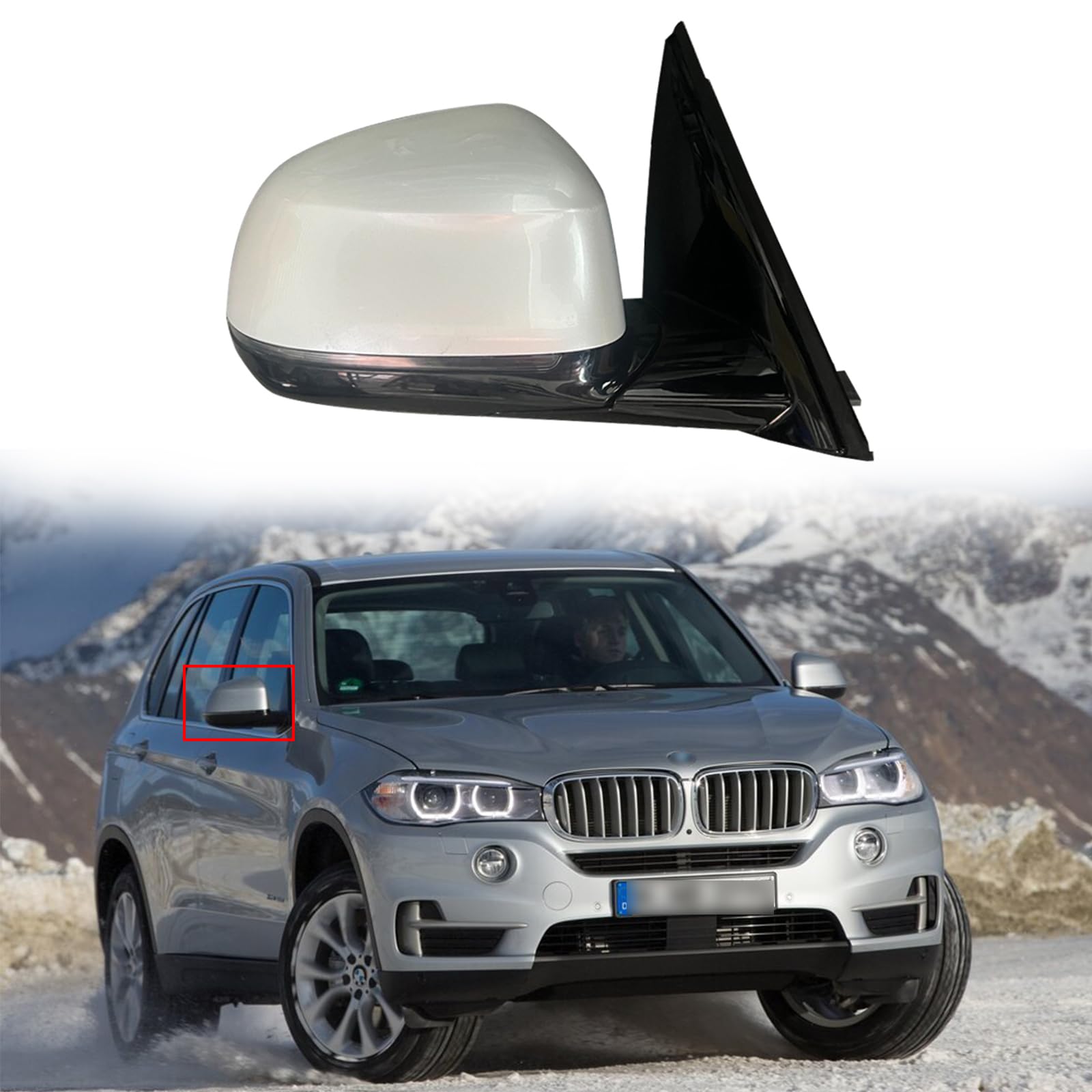 Amazon.com: Rear View Mirror Assembly Fit for 2014 2015 2016 2017 BMW ...