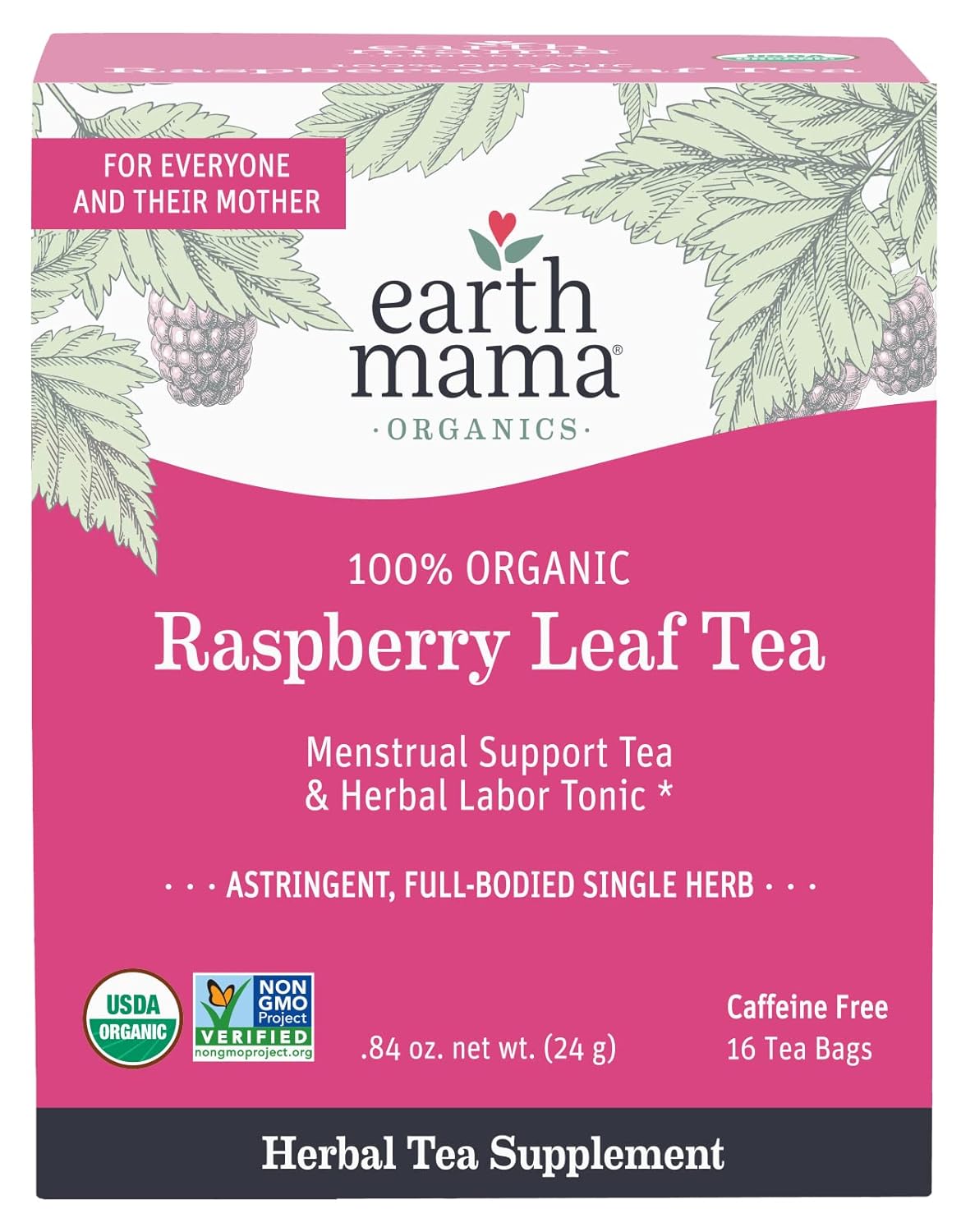 Amazon.com : Organic Raspberry Leaf Tea - 4oz : Grocery Tea Sampler ...