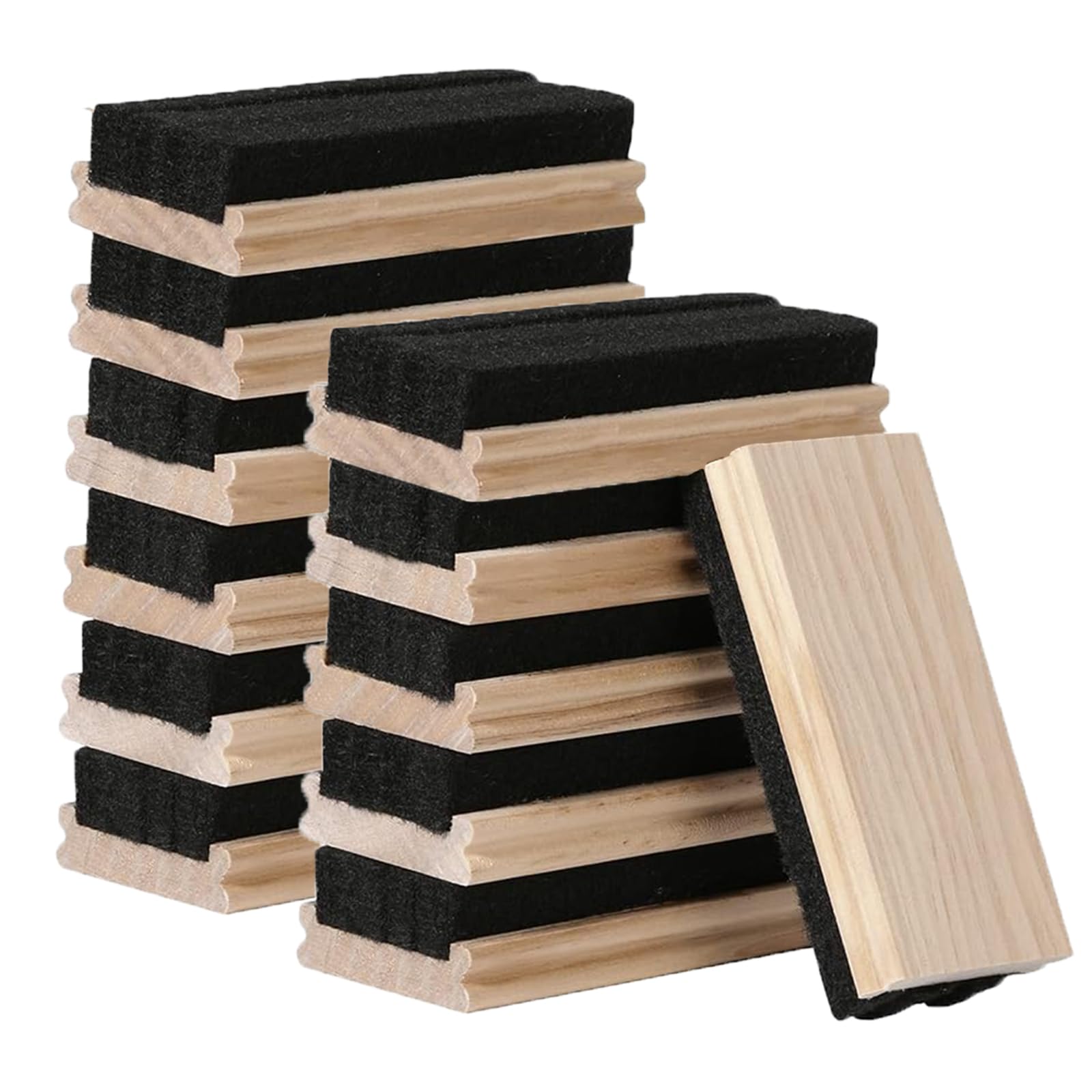 Amazon.com : 12 Pack Chalkboard Erasers for Blackboard,Wood Chalk ...