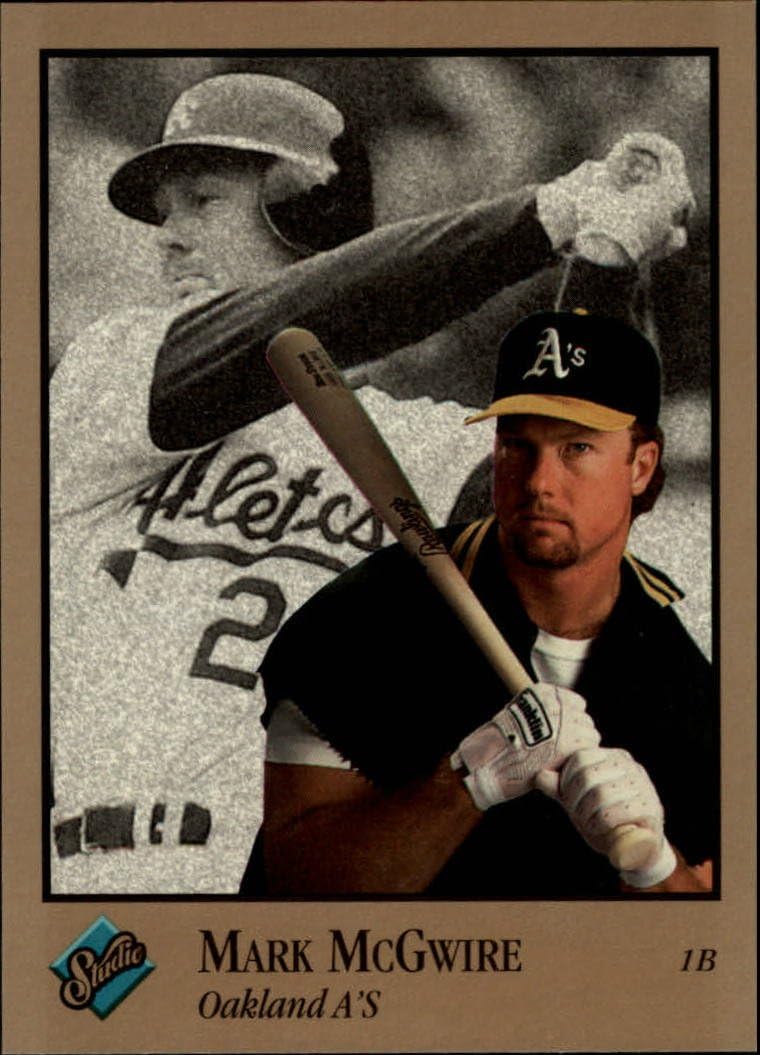 Amazon.com: 1992 Studio Baseball Card #226 Mark McGwire : Collectibles ...