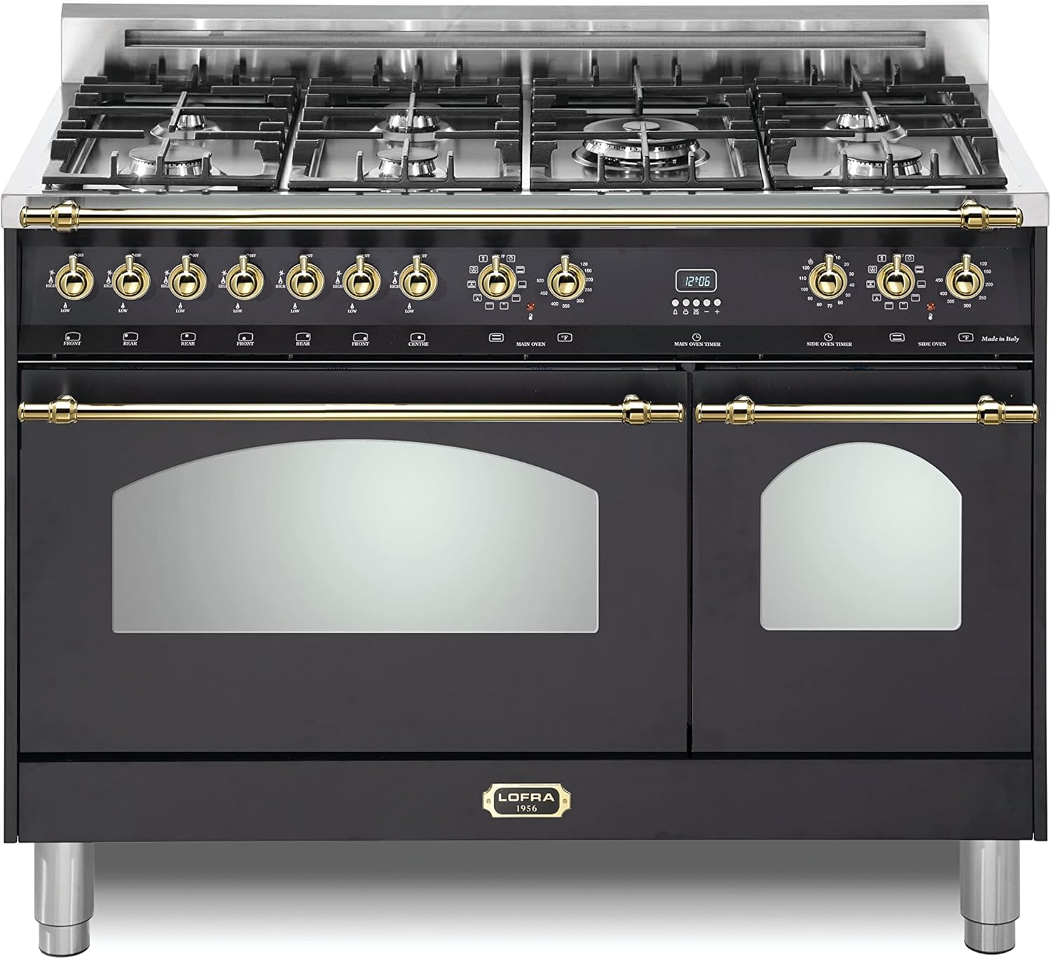 Amazon.com: Lofra DolceVita Series 48 Inch Range Freestanding Dual Fuel ...