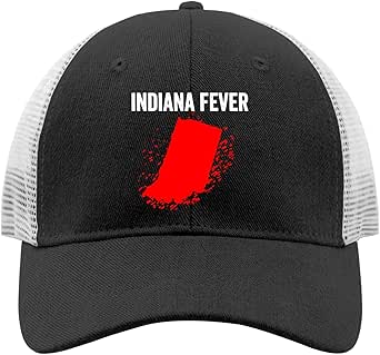 Funny Indiana fever hat mens trucker hat AllBlack trucker hat men Gifts ...