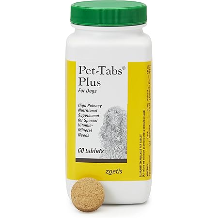 Amazon.com : Pet-Tabs Plus Multivitamin and Mineral Supplement for Dogs ...