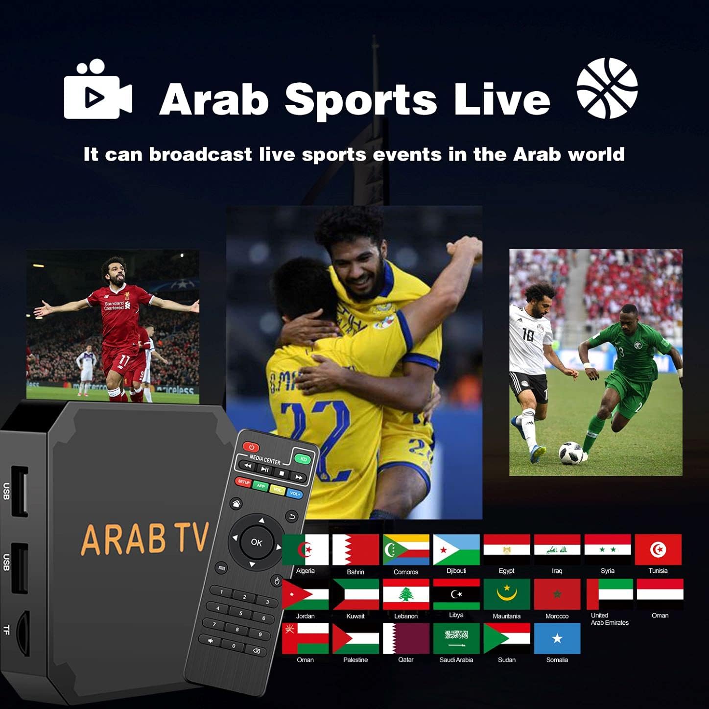 Buy BOMIX 2023 Arabic TV Box Arab TV Latest Version of More Arabic ...