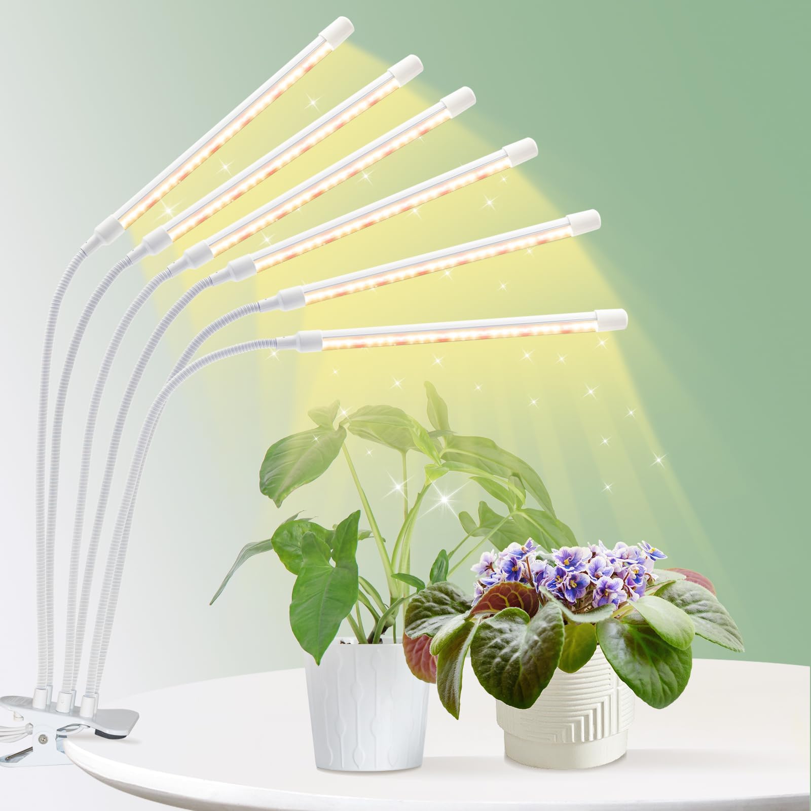 Amazon.com: Grow Lights for Indoor Plants Full Spectrum, 4000k/660nm ...