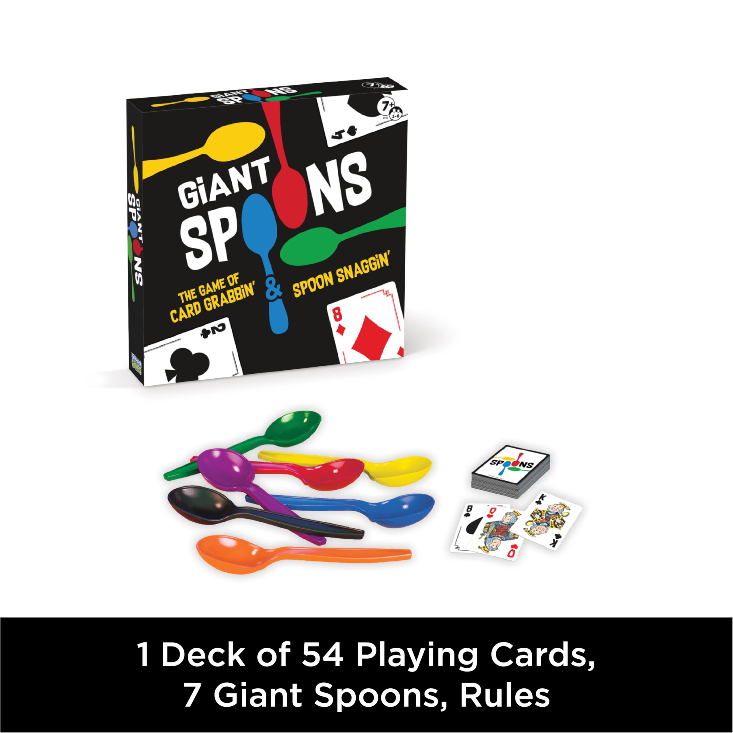 Snapklik.com : Giant Spoons, Card Games For Kids - Spoons Game, Deck Of ...