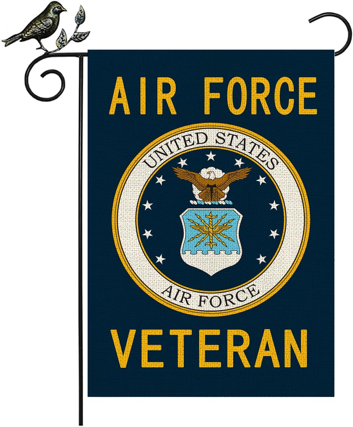 Amazon.com : USAF Garden Flag Veterans House Sign US Veteran Military ...