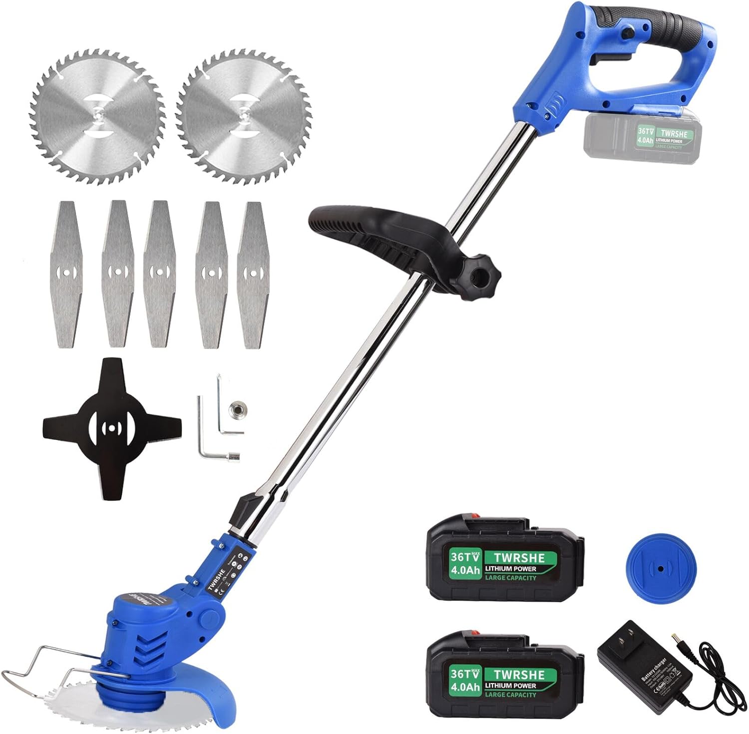 Amazon.com : Stringless Weed Wacker Cordless Brush Cutter with ...