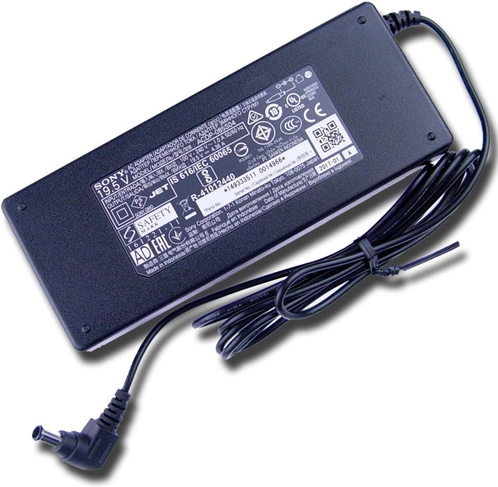 19.5V BRAVIA Power Adapter Supply Cable/Lead/Cord for SONY LED/LCD TV ...