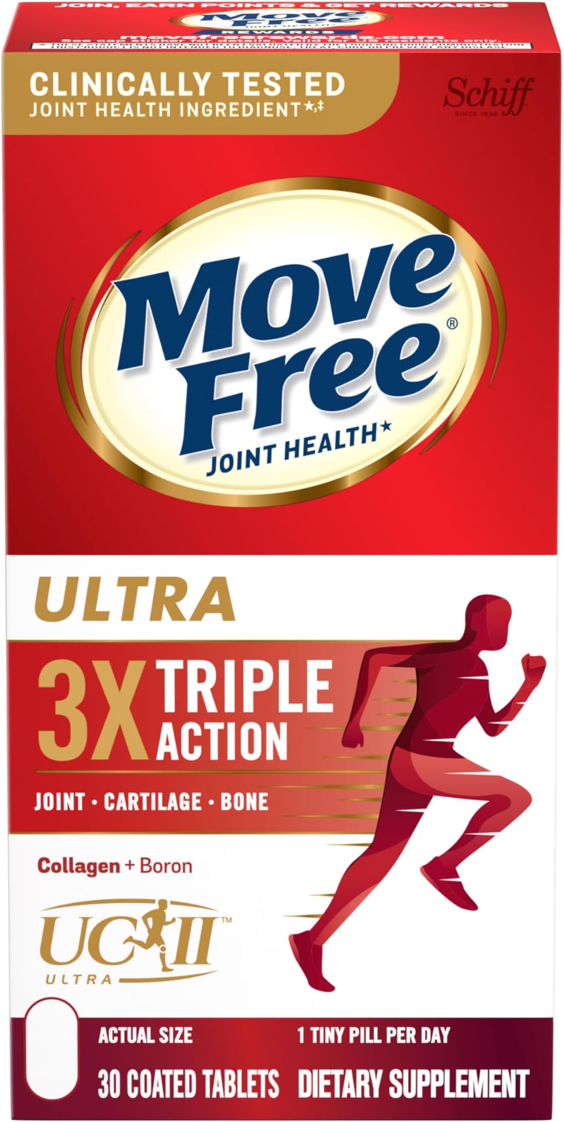 Amazon.com: Move Free Ultra Triple Action Joint Support Supplement ...