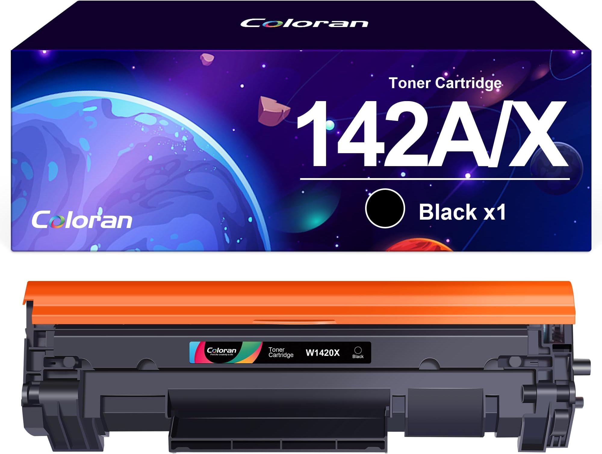 Coloran 142A 142X Toner (sans Puce) Compatible pour HP 142A 142X W1420A ...
