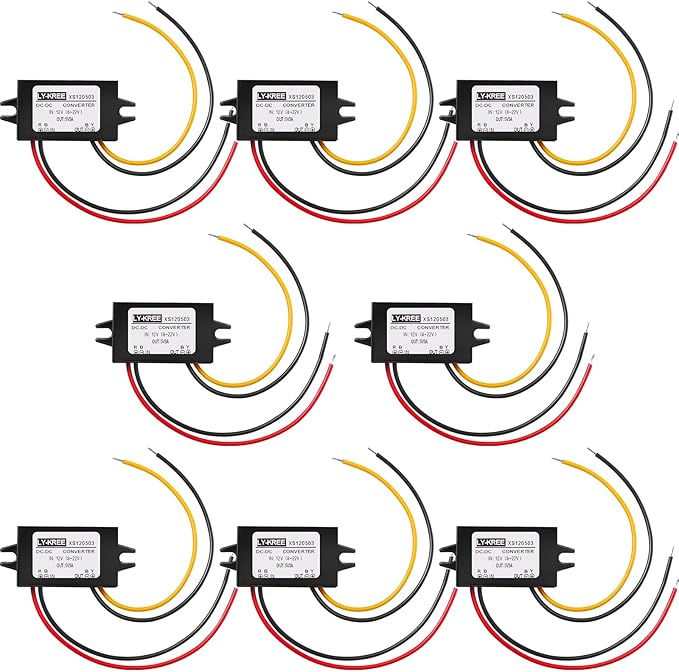 Amazon.com: Weewooday Direct Current Converter 12v to 5v 3a 15w Buck ...