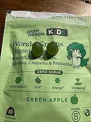 Amazon.com: Plant People Kids WonderGreens Super Veggie Gummies for ...