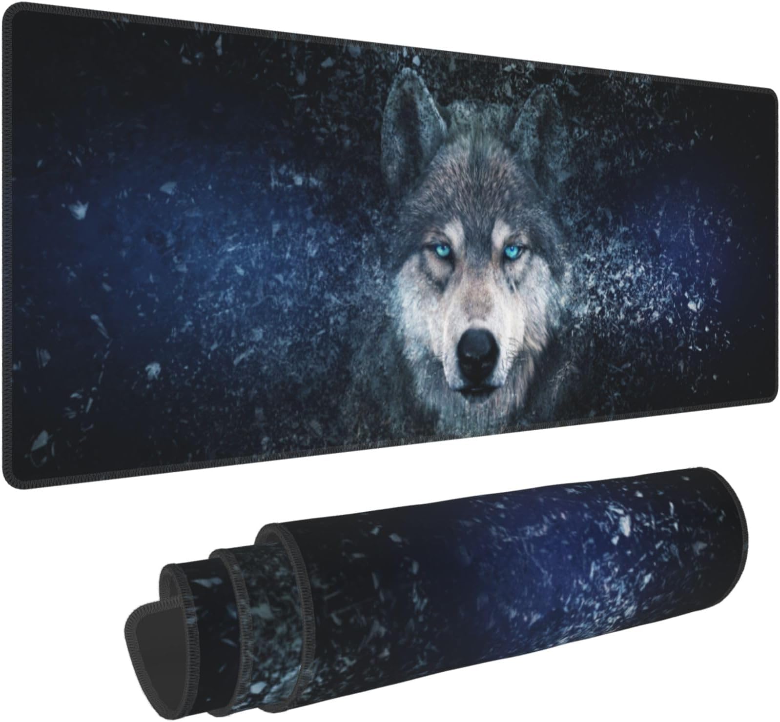 Amazon.com: Wolf Large Mouse Pad for Desk 31.5x11.8 Inch Gaming Mouse ...