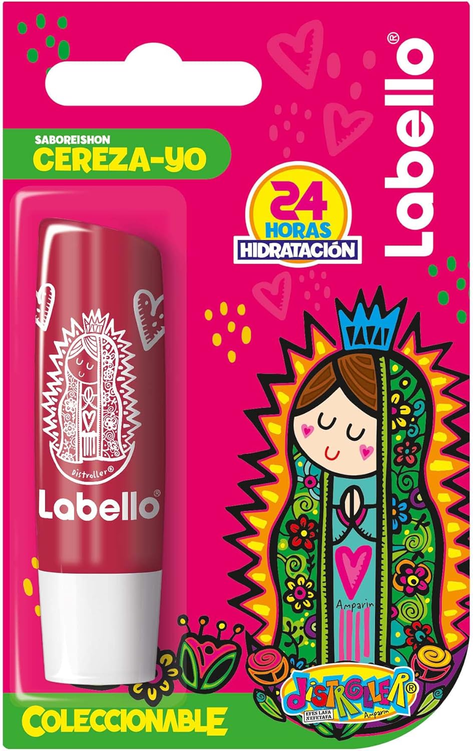 Labello Bálsamo labial Cereza Edición Distroller (4.8 g), Protector ...