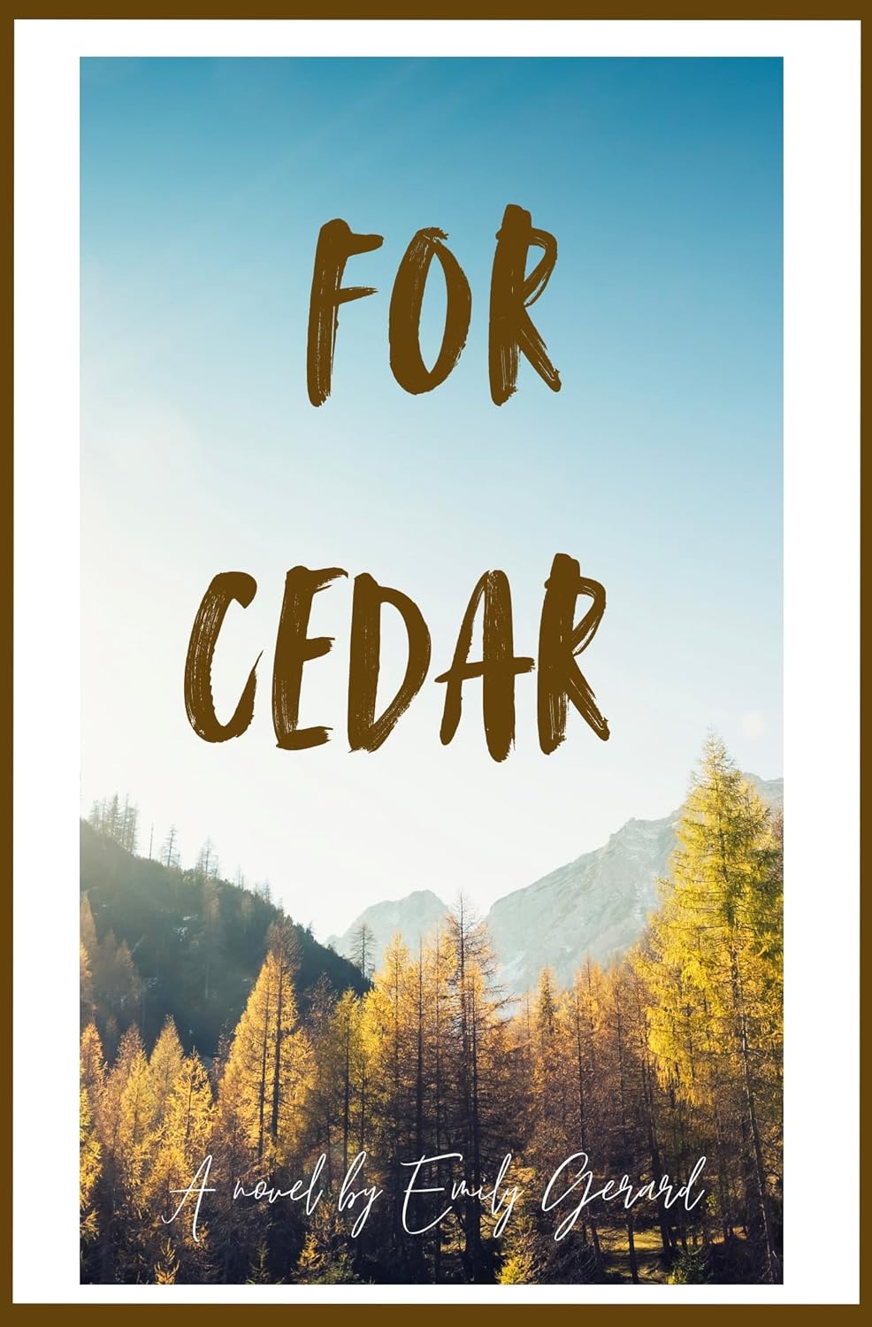 Amazon.com: For Cedar eBook : Gerard, Emily: Kindle Store