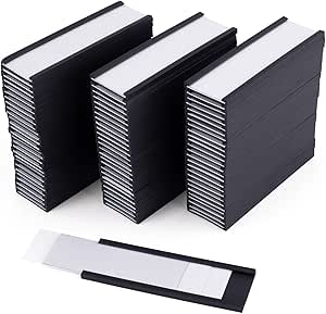 80Pcs 3x1 inch Magnetic Label Holders, FHDUSRYO “C” Channel Magnet ...