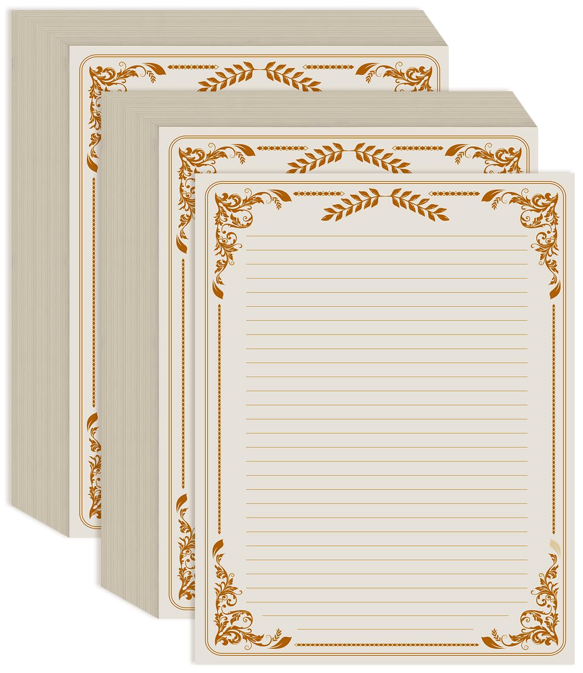 Snapklik.com : (2-Pack) Vintage Lined Letter Paper - 200 Sheets ...