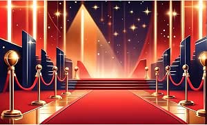 Amazon.com : VIP Photography Backdrop Red Carpet Event Backdrop for ...