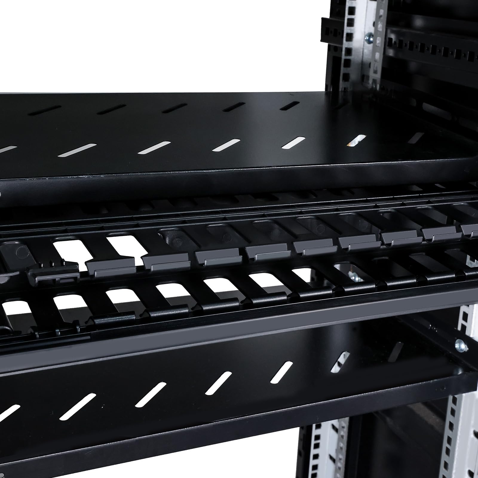 Snapklik.com : 1U 19 Inch Rack Cable Management Sleeves Rack Mount ...