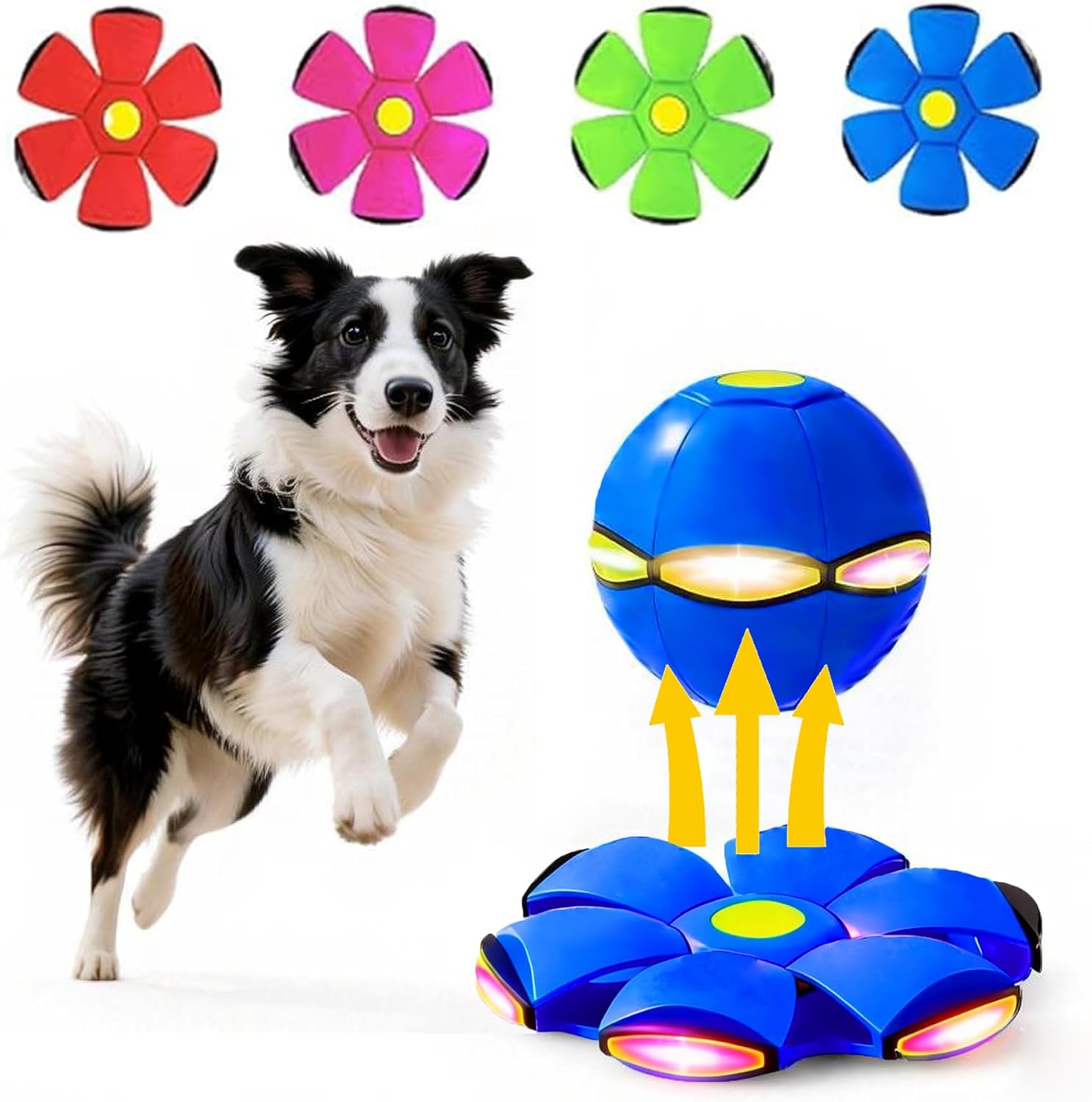 Pet Supplies : Foosunzy Magic Ball Toy Upgrade Magic Meta Ball UFO ...