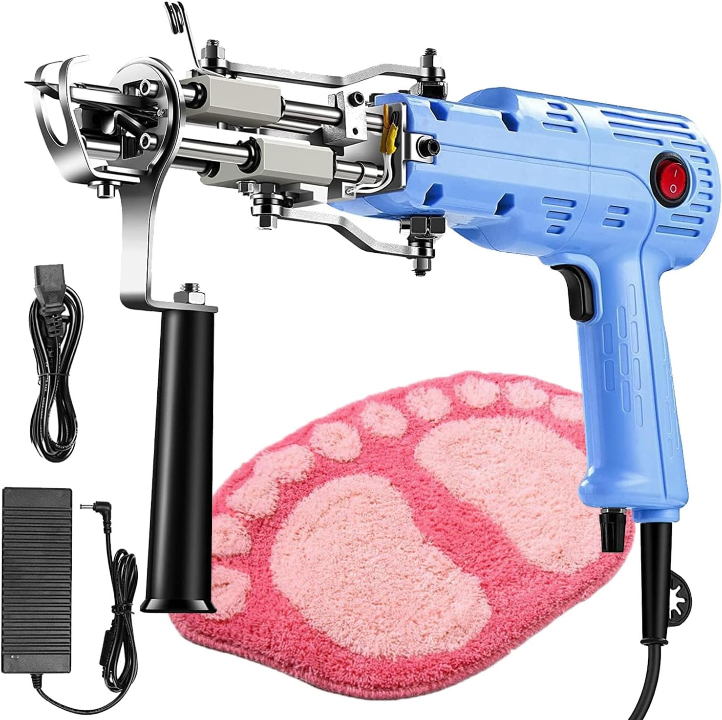 NOALED Tufting Gun Cut Pile Rug Tufting Kit 7-21 mm, Carpet Tufting Gun ...