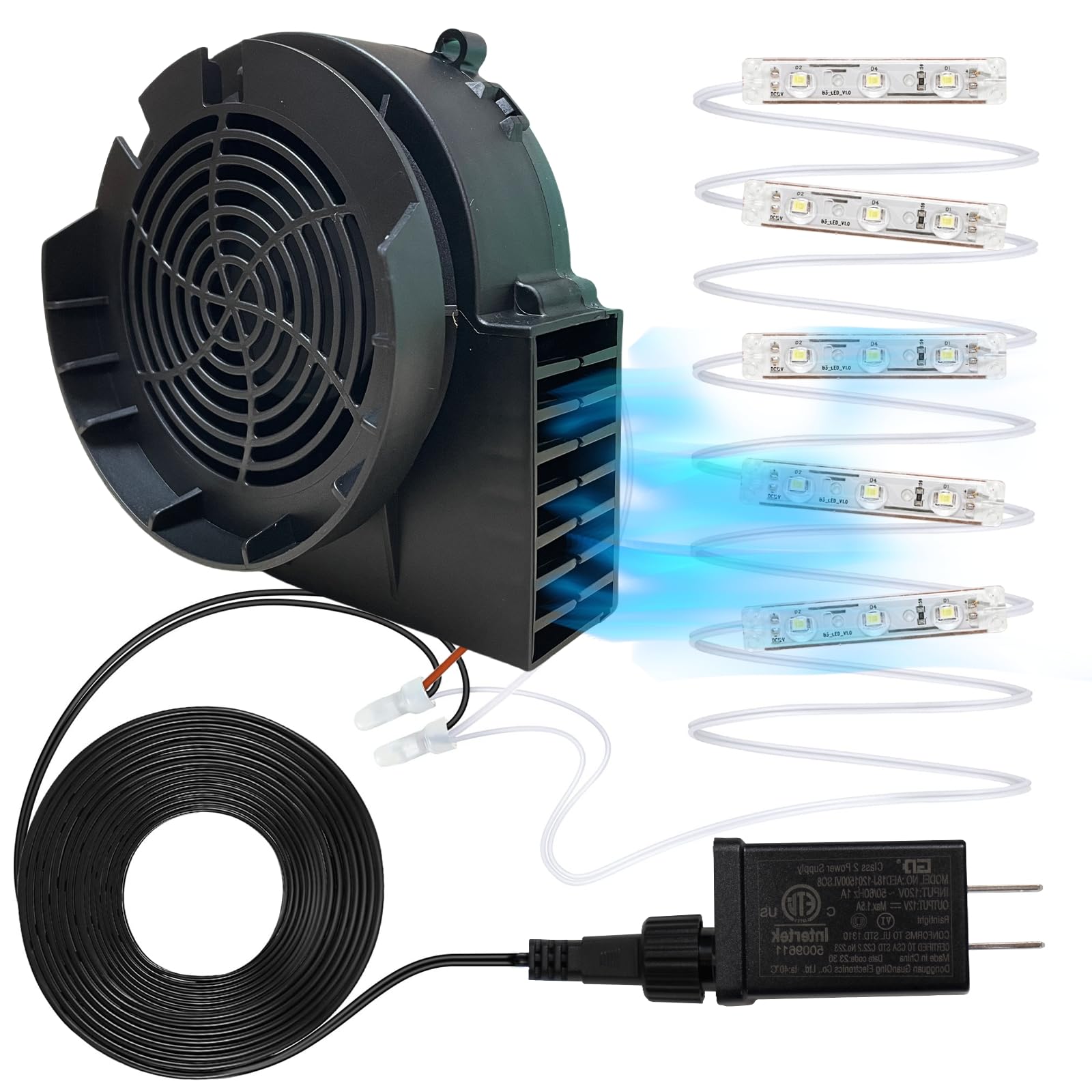 Snapklik.com : Christmas Inflatable Fan Replacement 1A, 15A Adapter For ...