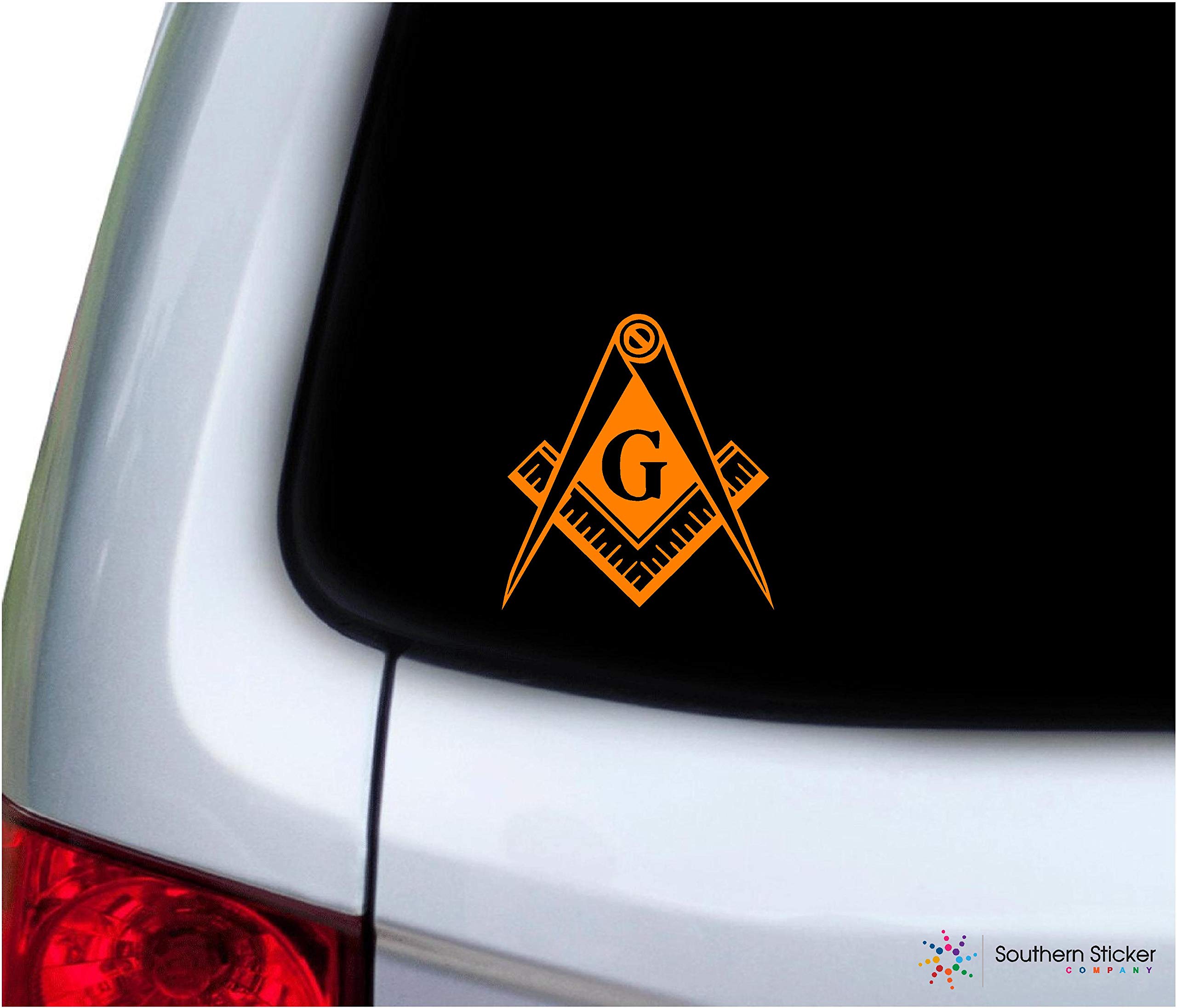 Amazon.com: Southern Sticker Company Freemason Masonic Lodge Symbol 3 ...
