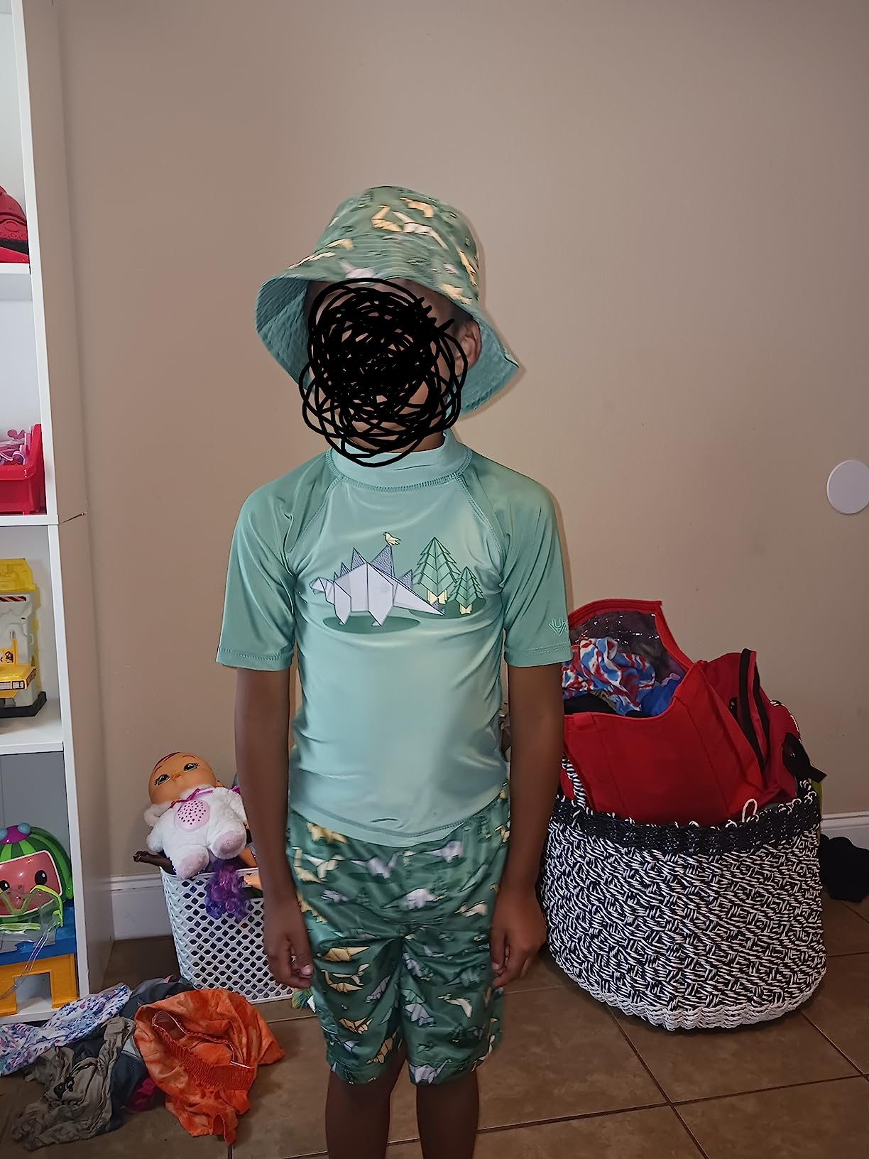 $7/mo - Finance UV SKINZ Boys 3 Piece Sun and Swim Set with UPF 50+ Sun ...