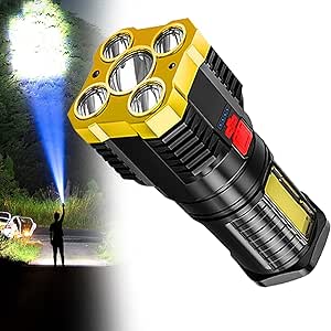 Five-Nuclear Handheld Led Spotlight Flashlight Powerful Searchlight ...