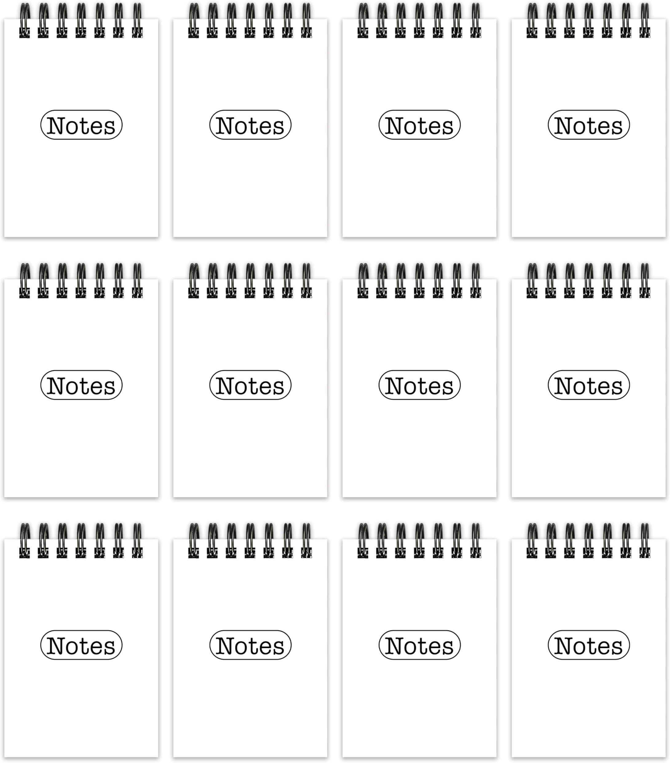 Cubic A7 Size Wiro Pocket Notebook, Pack of 10 (Black) : Amazon.in ...