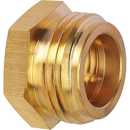 Amazon.com: JUWO 3/4" Male GHT x 1/2" NPT Female Connector, Brass ...
