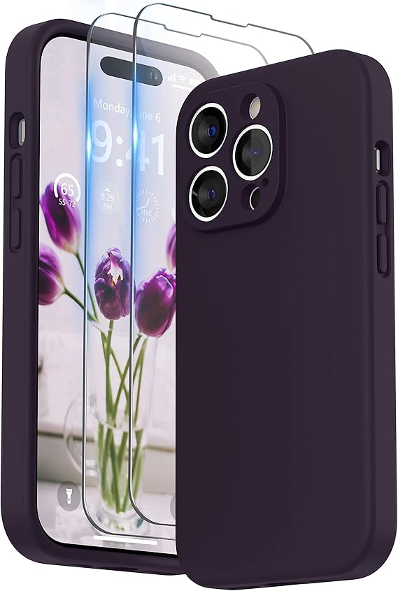 Amazon.com: SURPHY Designed for iPhone 14 Pro Case with Screen ...