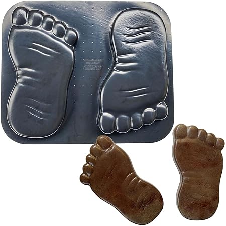 Amazon.com: Huge 16 Inch Footprints Bare Feet Plastic Craft Mold for ...