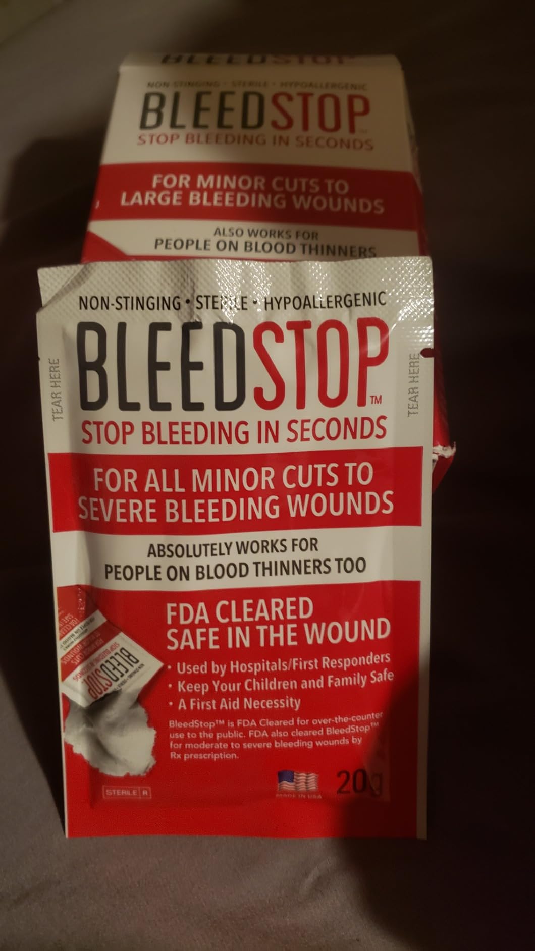 $3/mo - Finance BleedStop™ First Aid Powder for Blood Clotting, Trauma ...