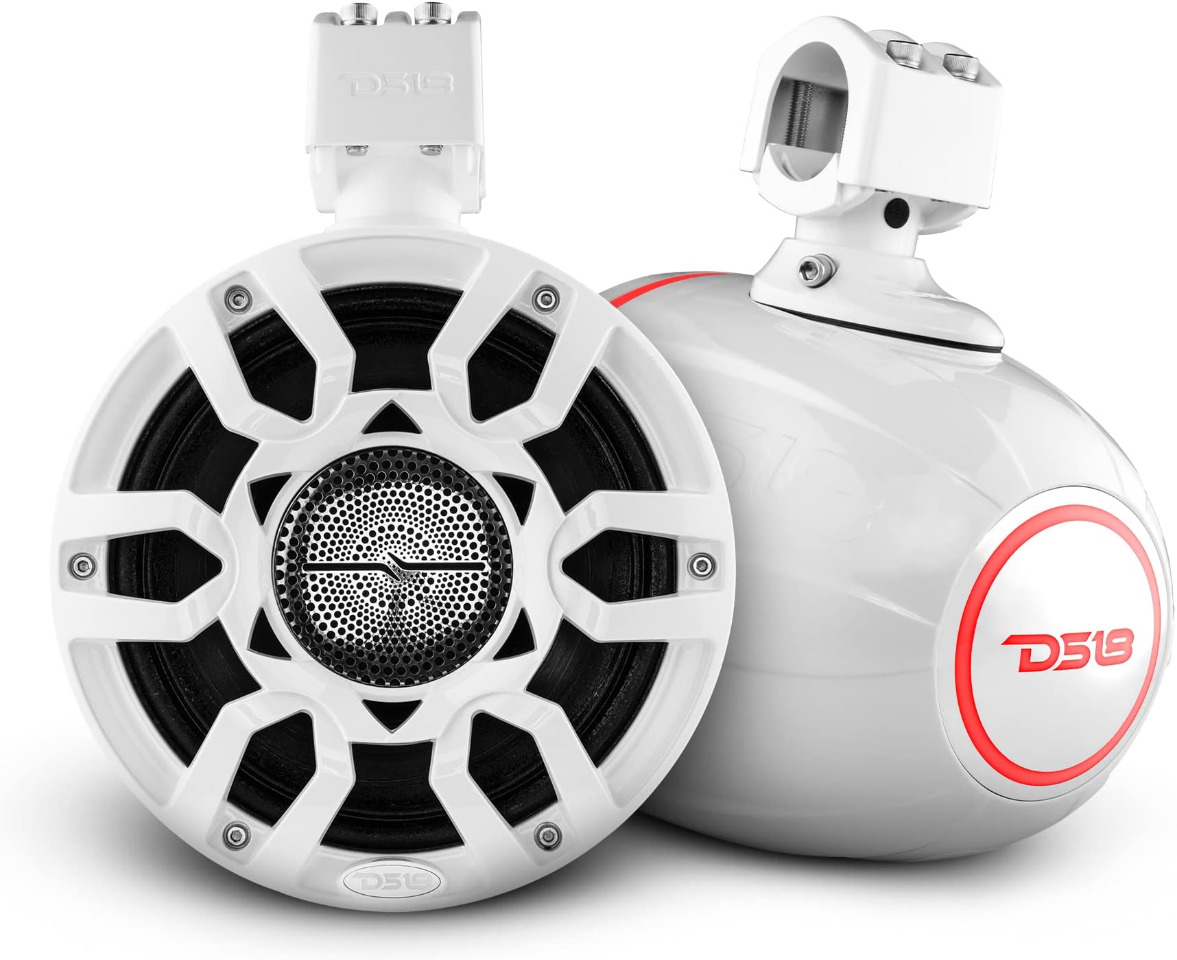 Amazon.com: DS18 Hydro NXL-X8PRO/WH 8" Compact Wakeboard Tower Speakers ...