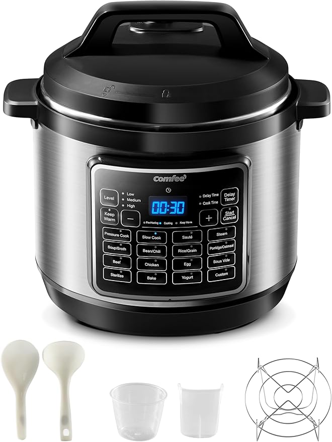 Amazon.com: COMFEE’ 16 in 1 Electric Pressure Cooker Olla de Presion ...
